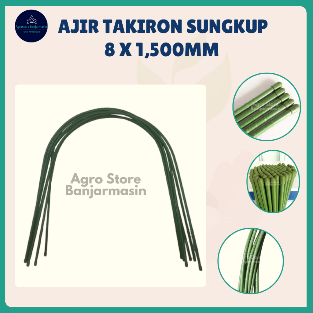 Jual Ajir Takiron 8x1,500 (sungkup) | Shopee Indonesia