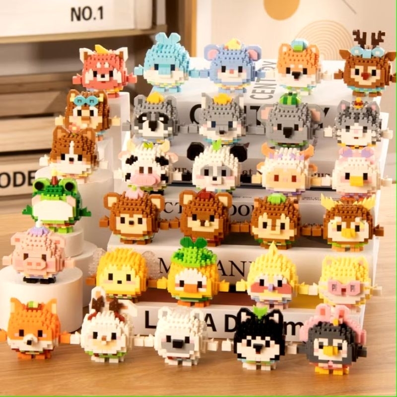 Jual NANO BLOCK ANIMALS BRICKS BALL PARTY MAINAN BALOK SUSUN LUCU DIY ...