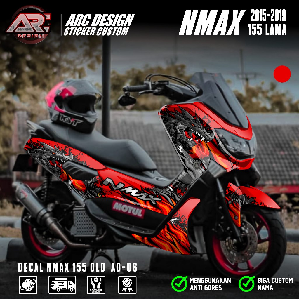 Jual (PROMO COD) TERBARU Decal Sticker Yamaha Nmax 155 Old Full body ...