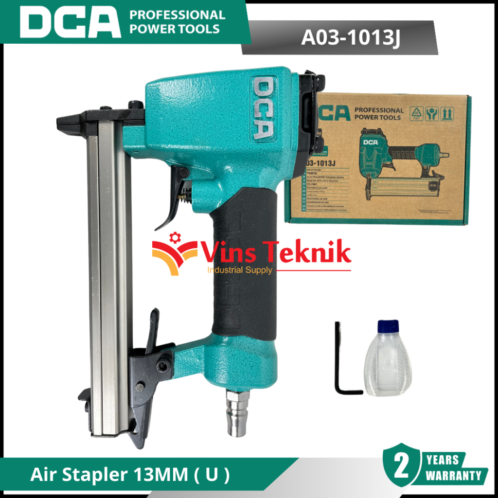 Jual Mesin Paku Tembak Stapler Angin Air Brad Nailer DCA A03-1013J A03 ...