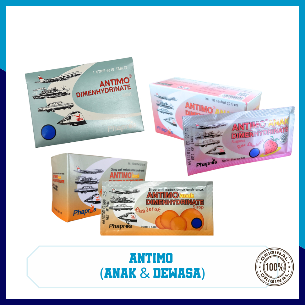 Jual ANTIMO ANAK & DEWASA | Shopee Indonesia