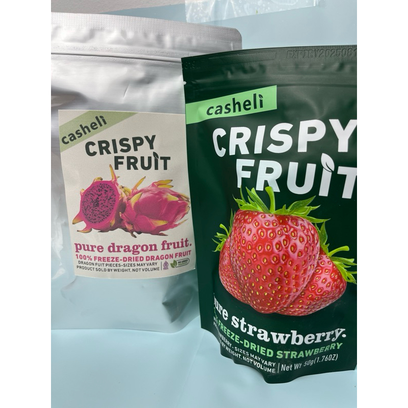 Jual casheli Bundle 100g Freeze-dried Dragon Fruit 50g + Freeze-dried Strawberry 50g | Shopee ...
