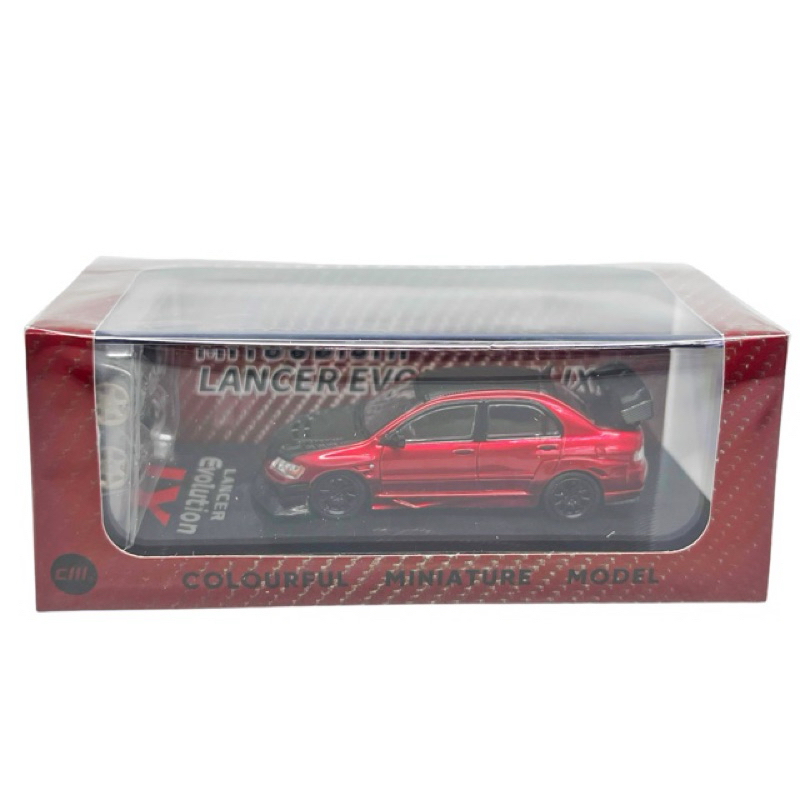 Jual CM Model 64 Mitsubishi Lancer Evo Evolution IX Voltex Red Carbon ...