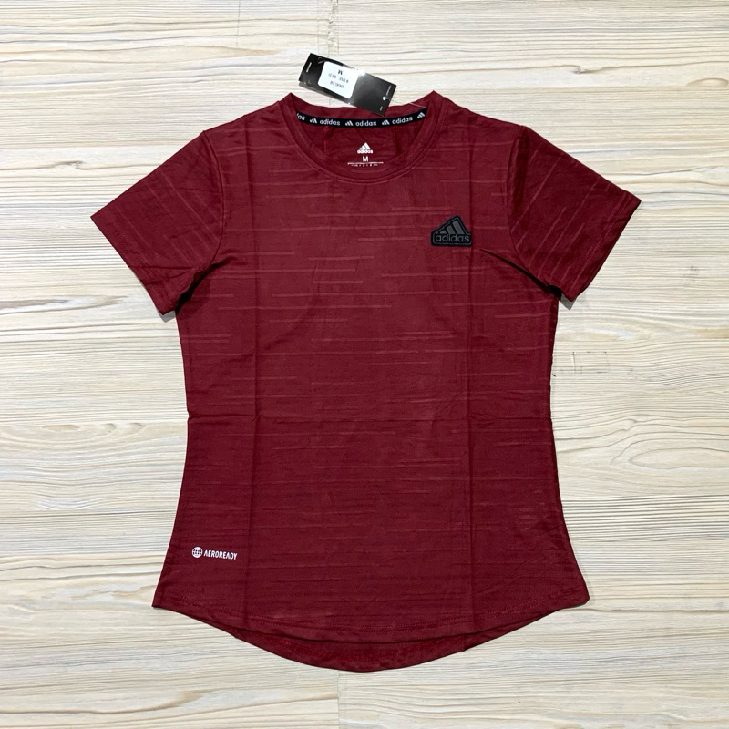 Jual KAOS ADIDAS IMPORT LADIES TRAINING DRI-FIT OLAHRAGA WANITA NEW RUNNING MERAH GELAP | Shopee ...