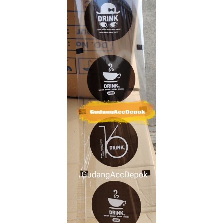 Jual PLASTIK LID CUP SEALER CUP POLOS KARTUN BUAH DaunTeh SUKHAKU ...