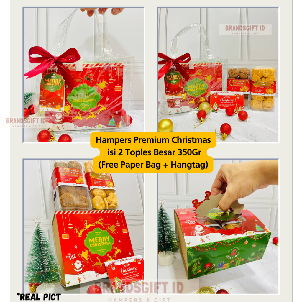 Jual Christmas Hampers Natal / Parsel Natal Cookies / Hampers Kue ...