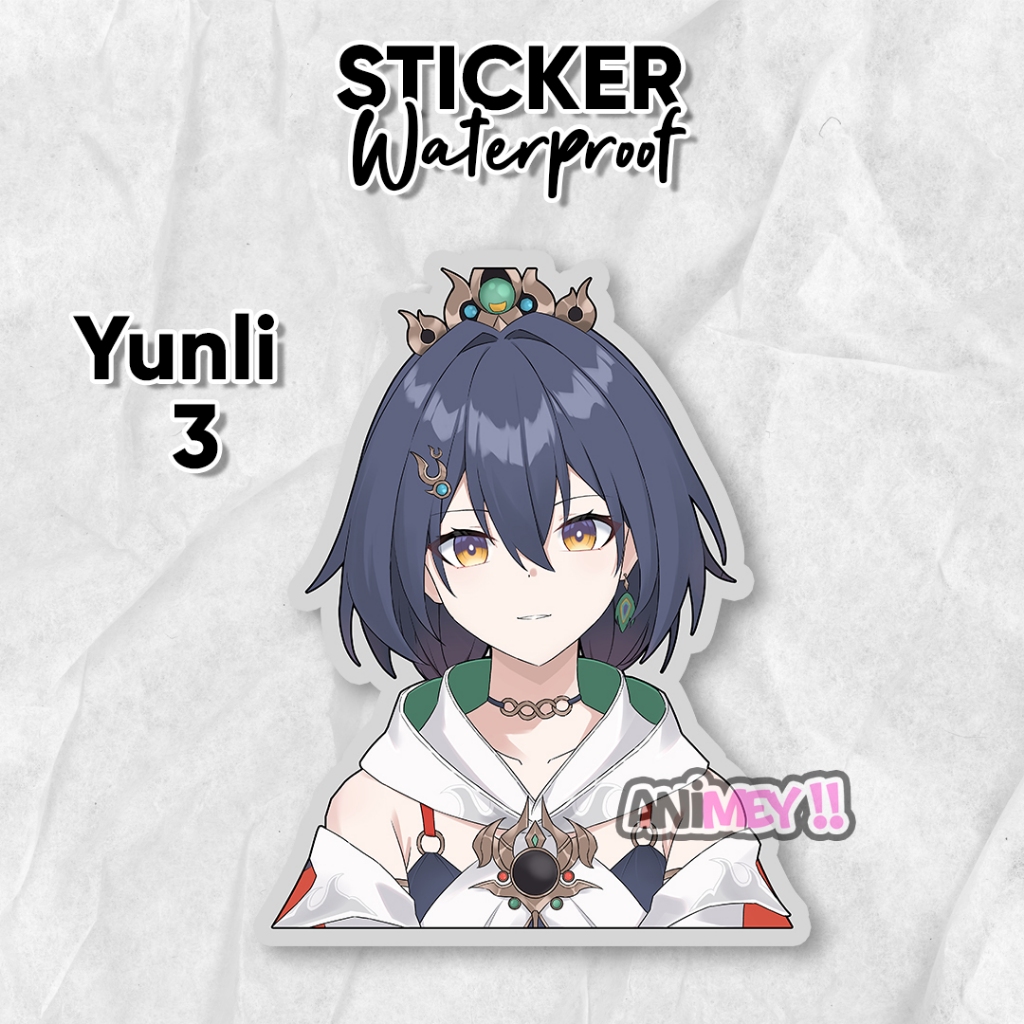 Jual Stiker Yunli Honkai Star Rail / Sticker Anime Waterproof | Shopee ...