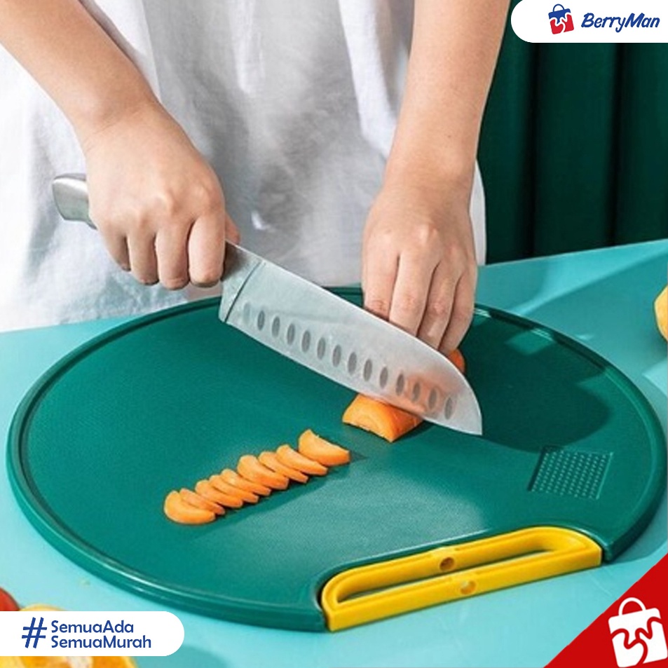 Jual First Update TALENAN BULAT Anti Jamur 2 in 1 Tebal Cutting Board ...