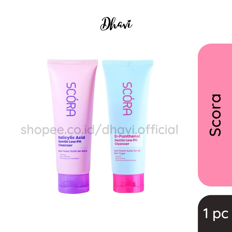 Jual SCORA Facial Wash Skin Type Oily 1% Salicylic Acid Gentle Low pH ...