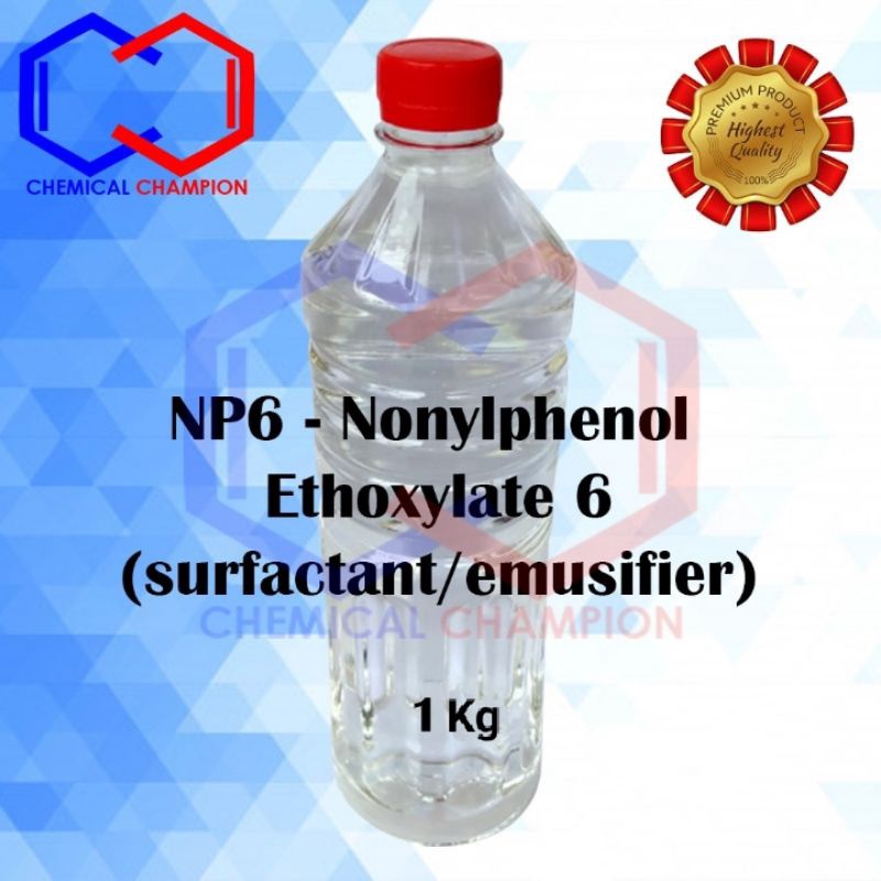 Jual NP6 NP 6 Nonylphenol Ethoxylate 6 Surfactant Elsifier 1 kg ...
