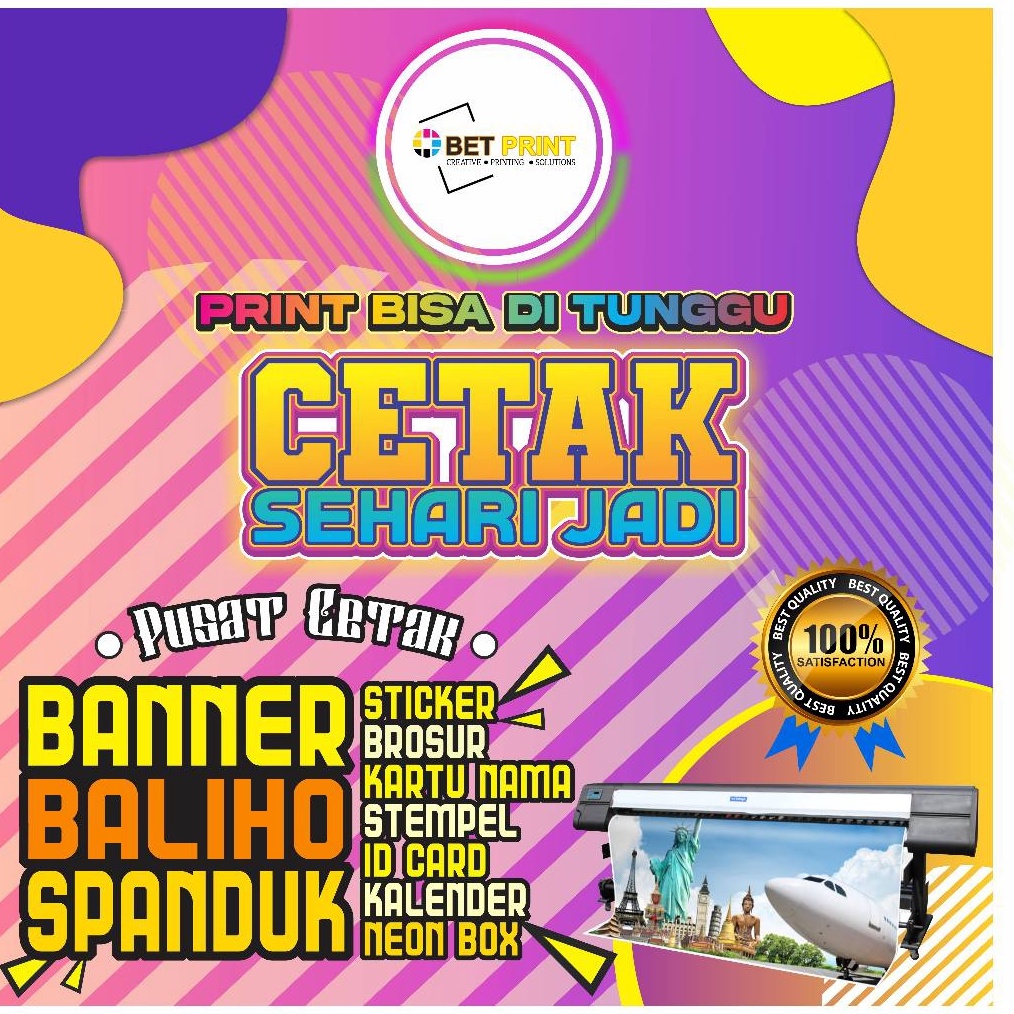 Jual Cetak Spanduk Banner Flexy Backdrop Custom Free Desain Sehari Jadi rah Cepat | Shopee Indonesia