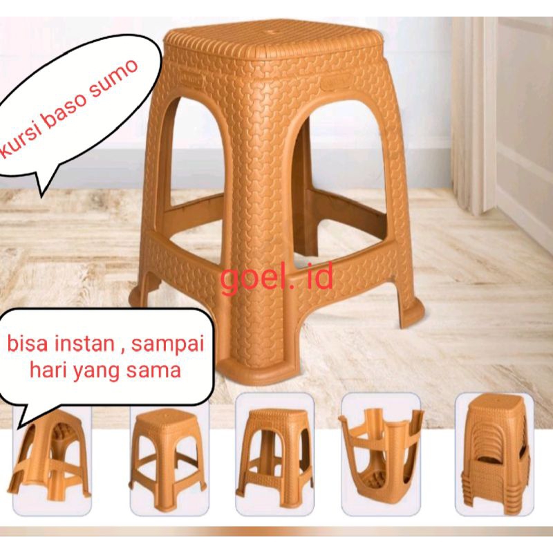 Jual KURSI PLASTIK BASO ROTAN SUMO KOKOH / KURSI BASO / KURSI PLASTIK ...