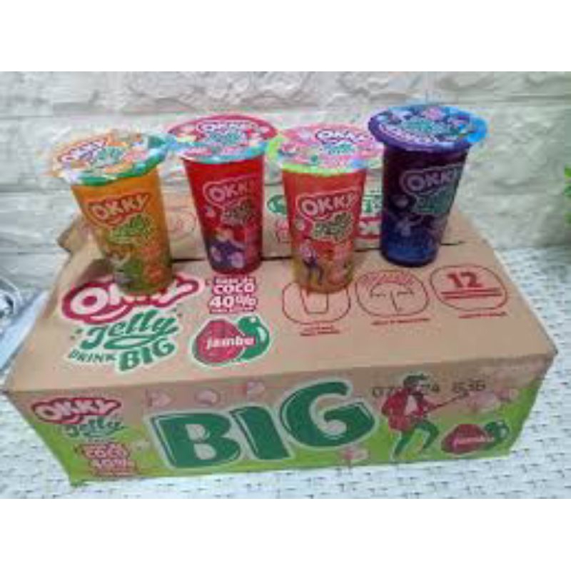 Jual Okky Jelly Drink Big dan Maxx Cup 220ml All Variant 1 Karton Isi 24 Pcs | Shopee Indonesia