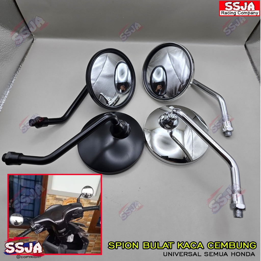Jual Spion bulat Honda kaca cembung model retro bisa semua honda harga ...