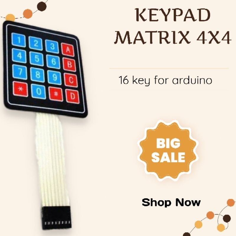 Jual keypad matrix 4x4 4x5 | Shopee Indonesia