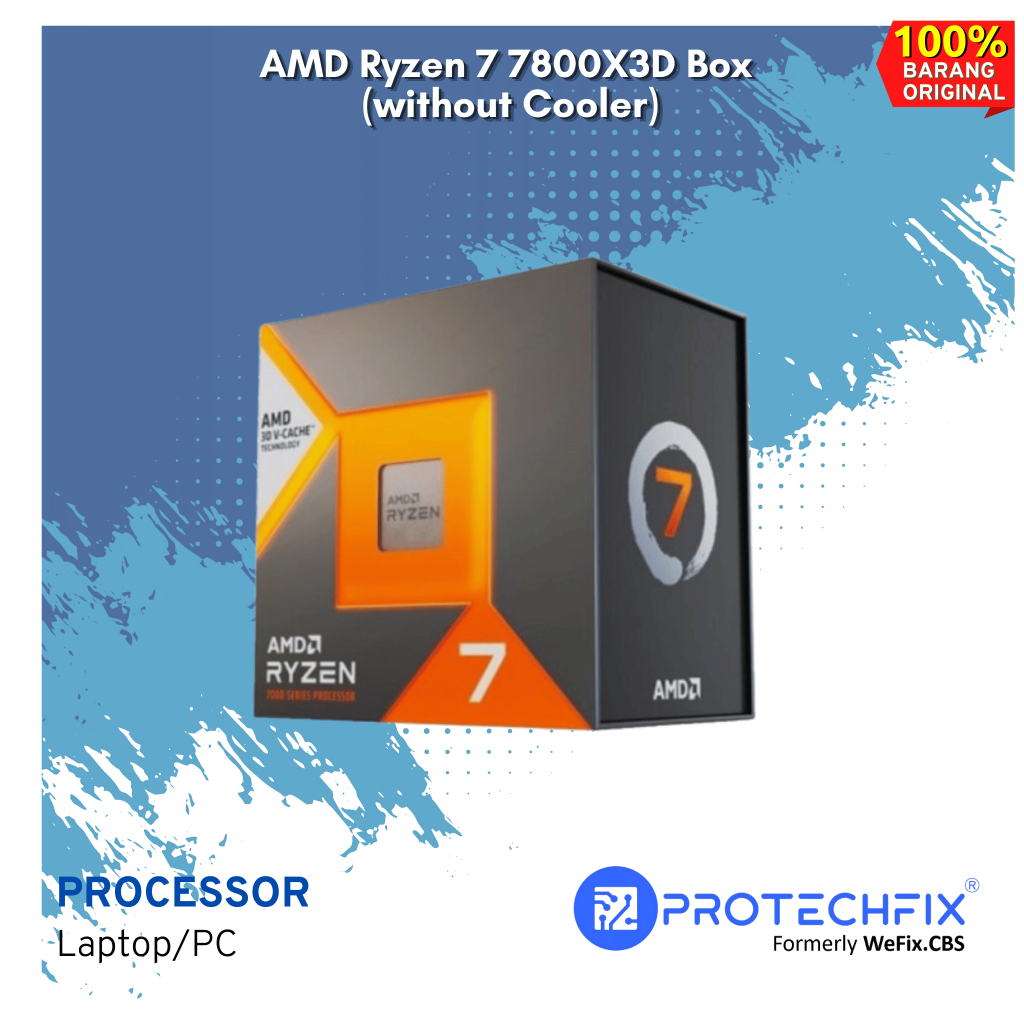 Jual Processor AMD Ryzen 7 7800X3D Box (without Cooler) | Shopee Indonesia