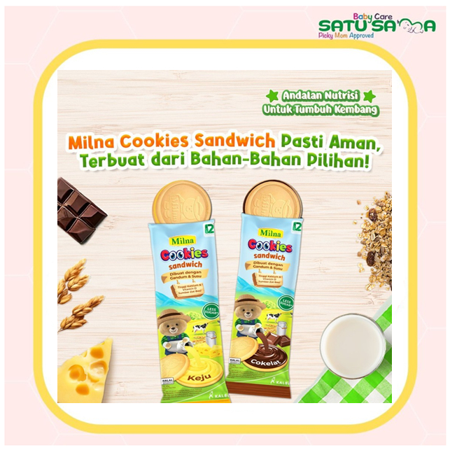 Jual MILNA COOKIES SANDWICH 24 G | Shopee Indonesia