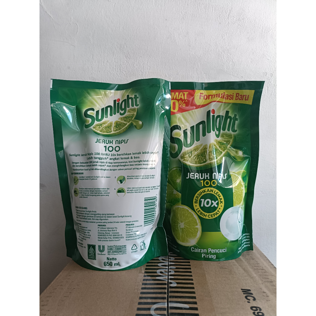 Jual Sunlight Sabun Cuci Piring 650ml | Shopee Indonesia