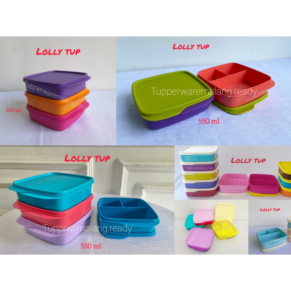 Jual [SALE!!] TEPAK MAKAN/ KOTAK BEKAL TUPPERWARE LOLLY TUP LUNCH BOX ...