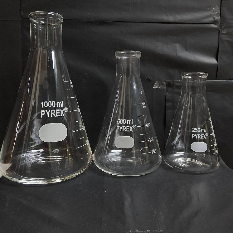 Jual Tabung Erlenmeyer Pyrex 1000 500 250 100 50 ML | Shopee Indonesia