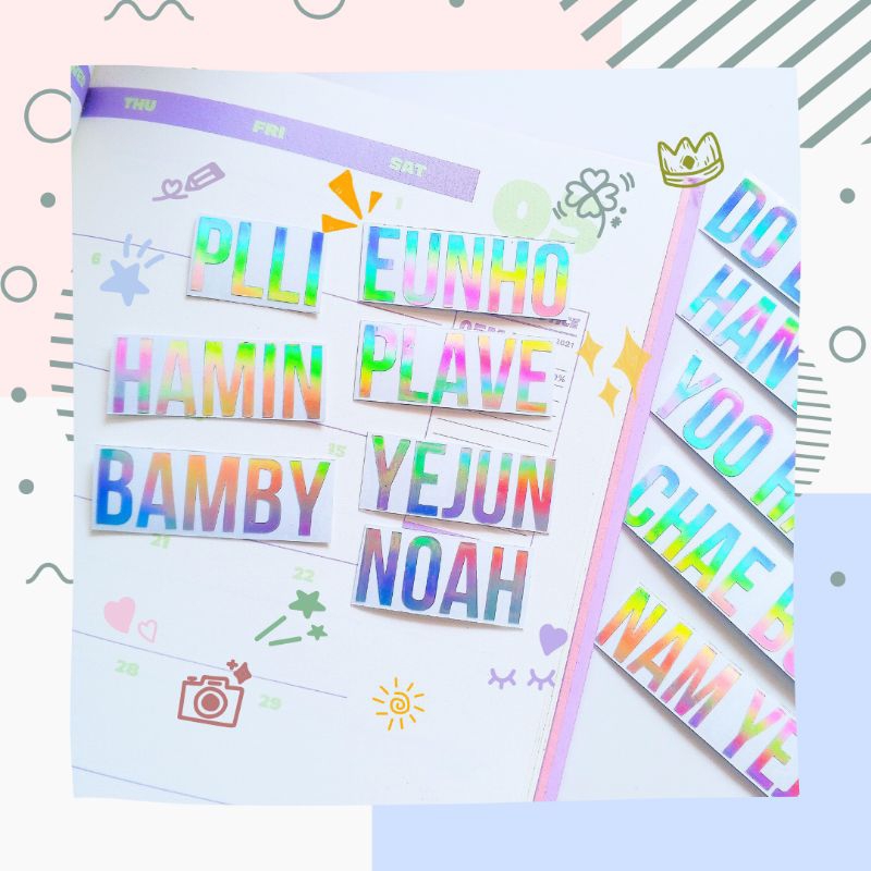 Jual Sticker Hologram Logo / Member Plave | Shopee Indonesia