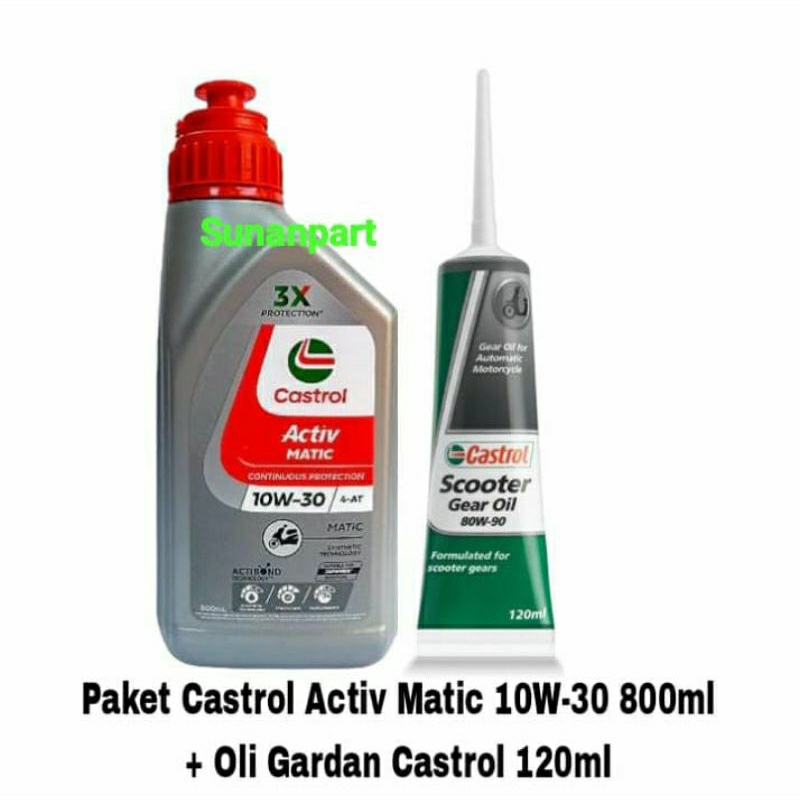 Jual PAKET CASTROL MATIC OLI MESIN MOTOR MATIC | CASTROL ACTIV MATIC ...