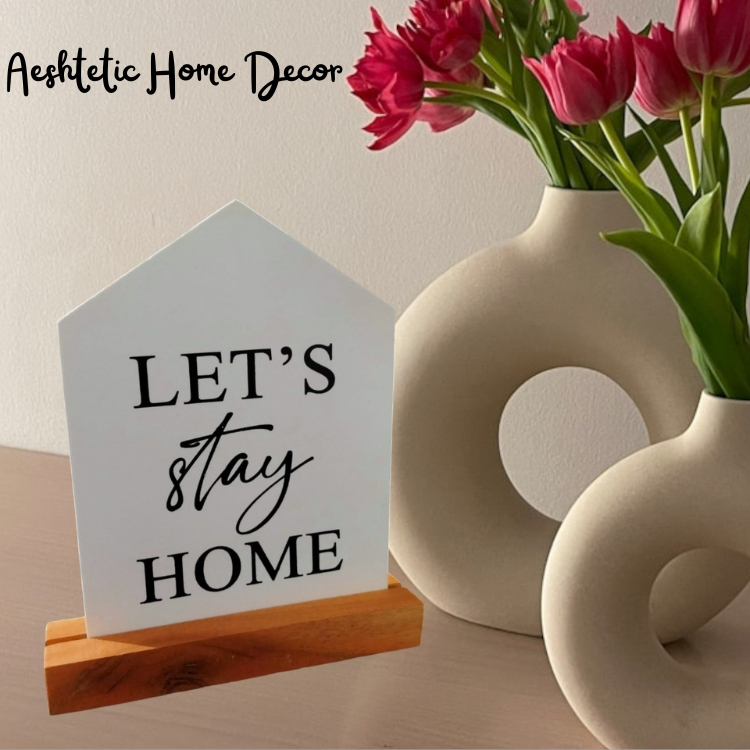 Jual home decor kayu hiasan meja hiasan lemari hiasan Ambalan quote ...