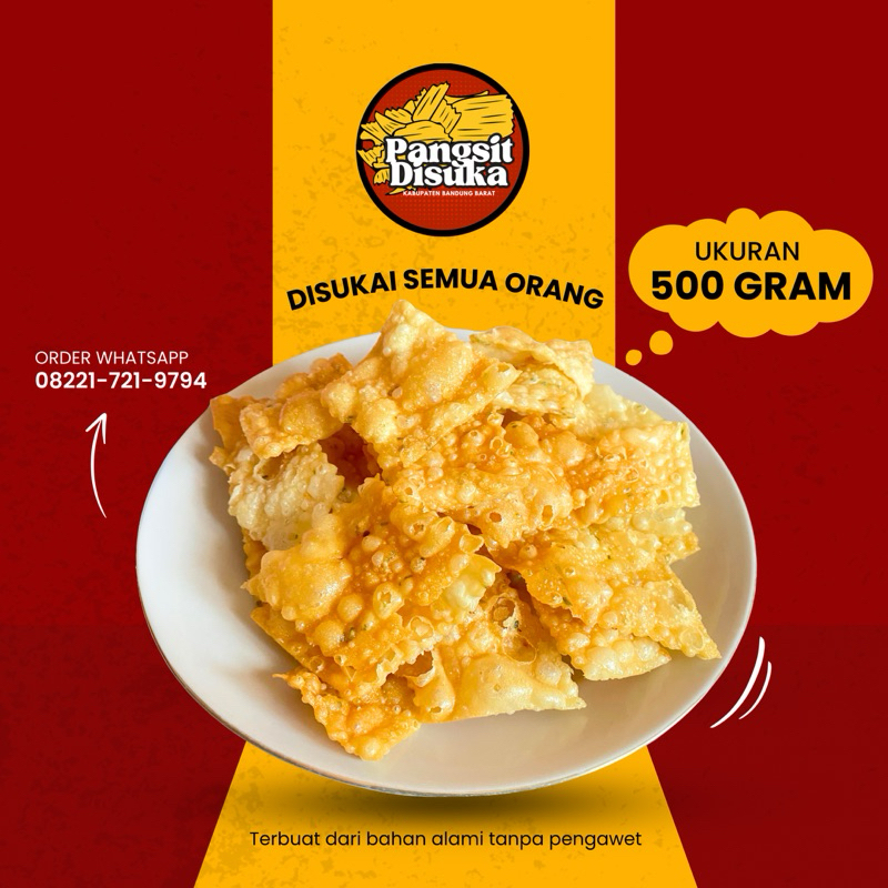 Jual Kue Bawang Pangsit Original 500 gram | Shopee Indonesia