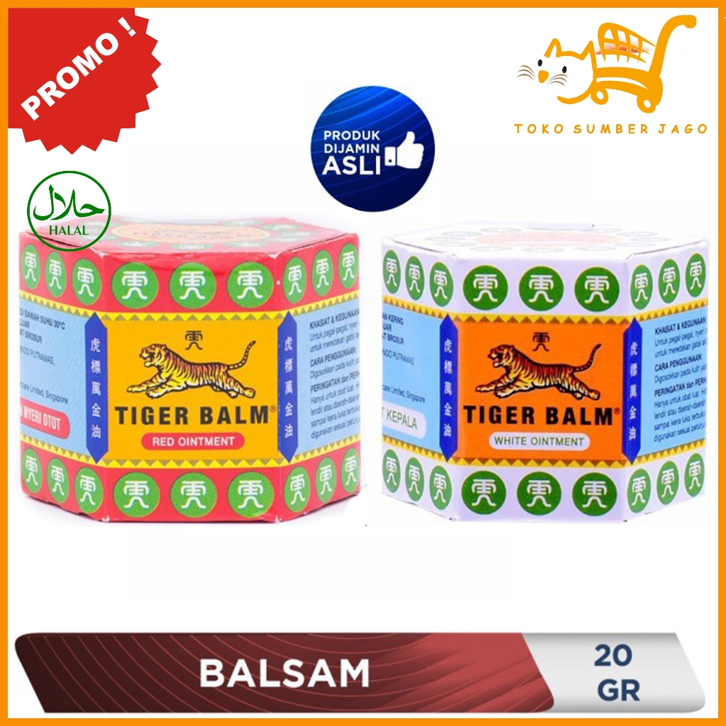 Jual Tiger Balm 20gr Balsem Nyeri Otot ORIGINAL | Shopee Indonesia
