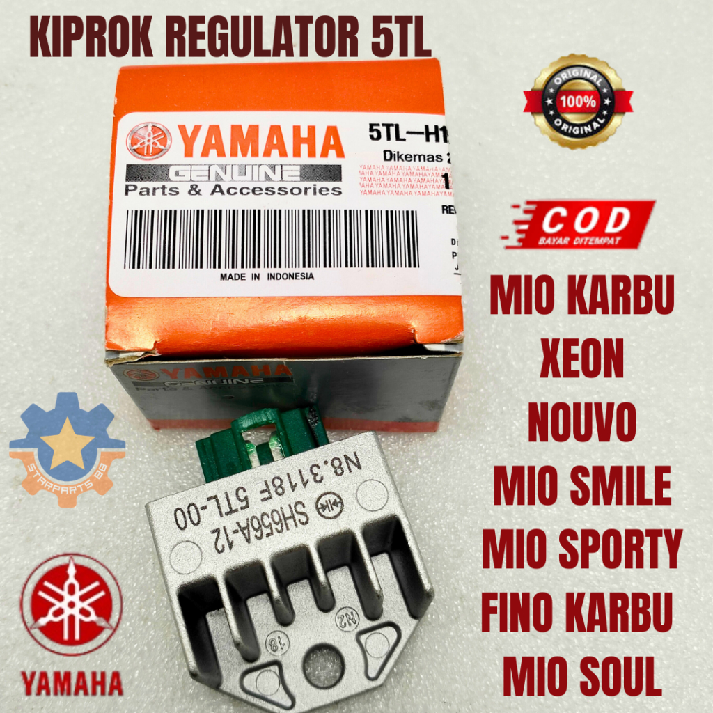 Jual KIPROK REGULATOR 5TL MOTOR YAMAHA MIO FINO XEON SOUL GT KARBU ...