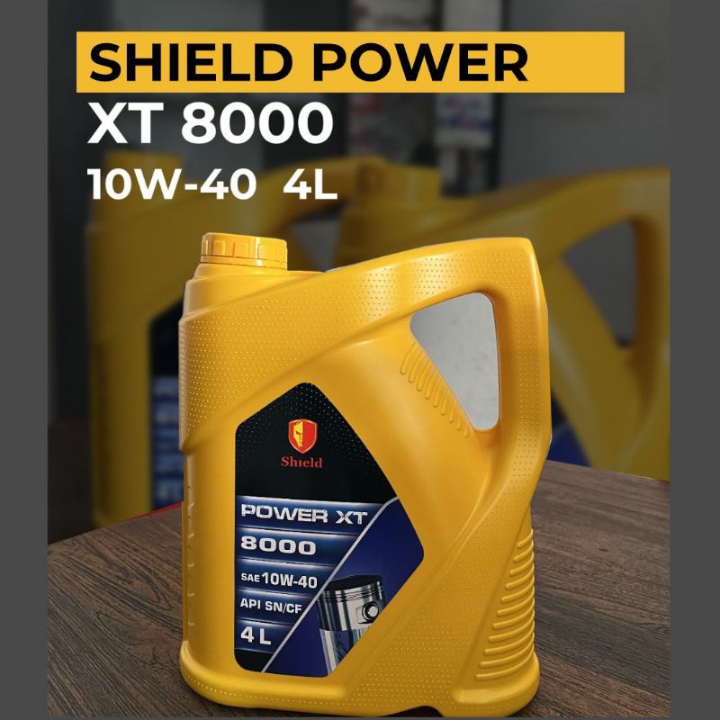 Jual OLI MESIN MOBIL SHIELD POWER XT 8000 SAE 10W-40 4L | Shopee Indonesia