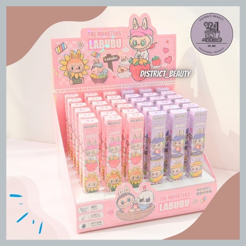 Jual PULPEN CETEK LABUBU PENA MEKANIK MISTERI BLIND BOX MOTIF LABUBU ...