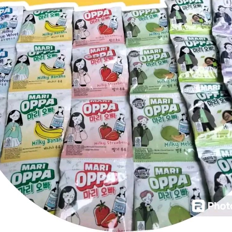 Jual (1 RENCENG ISI 12) MARI OPPA MARIOPPA / MINUMAN SUSU KOREA ...