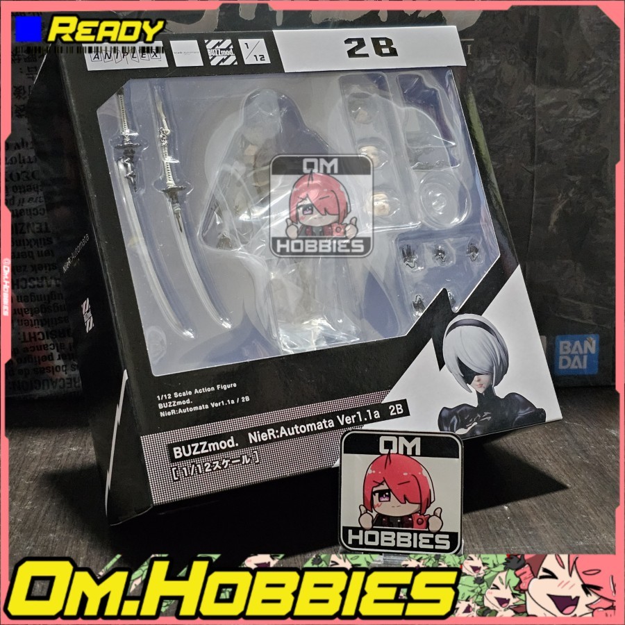 Jual BUZZmod. 2B - NieR: Automata Ver 1.1a Action Figure 1/12 | Shopee ...