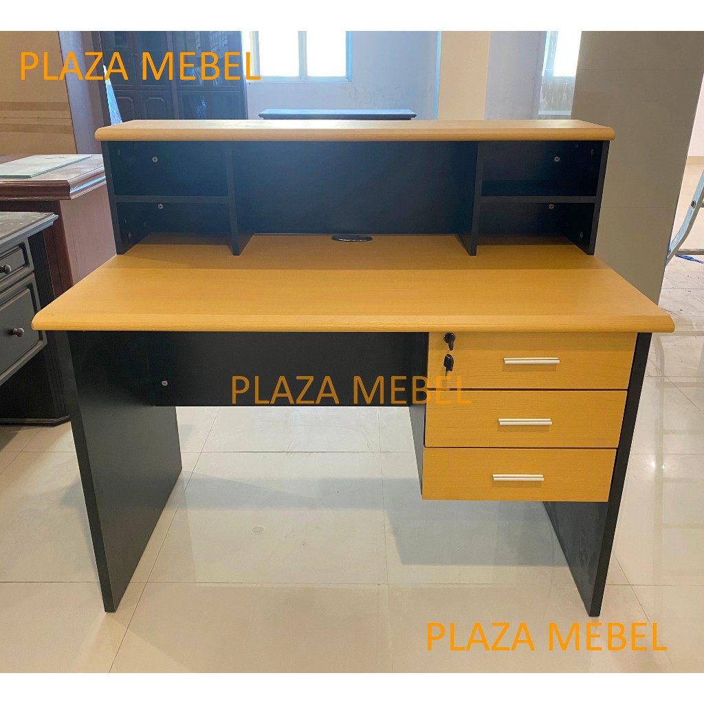 Jual Meja Counter Kasir / Meja Resepsionis PVC UK 120 x 80 cm / Meja ...