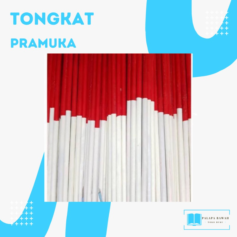 Jual Tongkat Pramuka / Toya Pramuka Merah Putih Bahan Kayu Panjang 160 ...