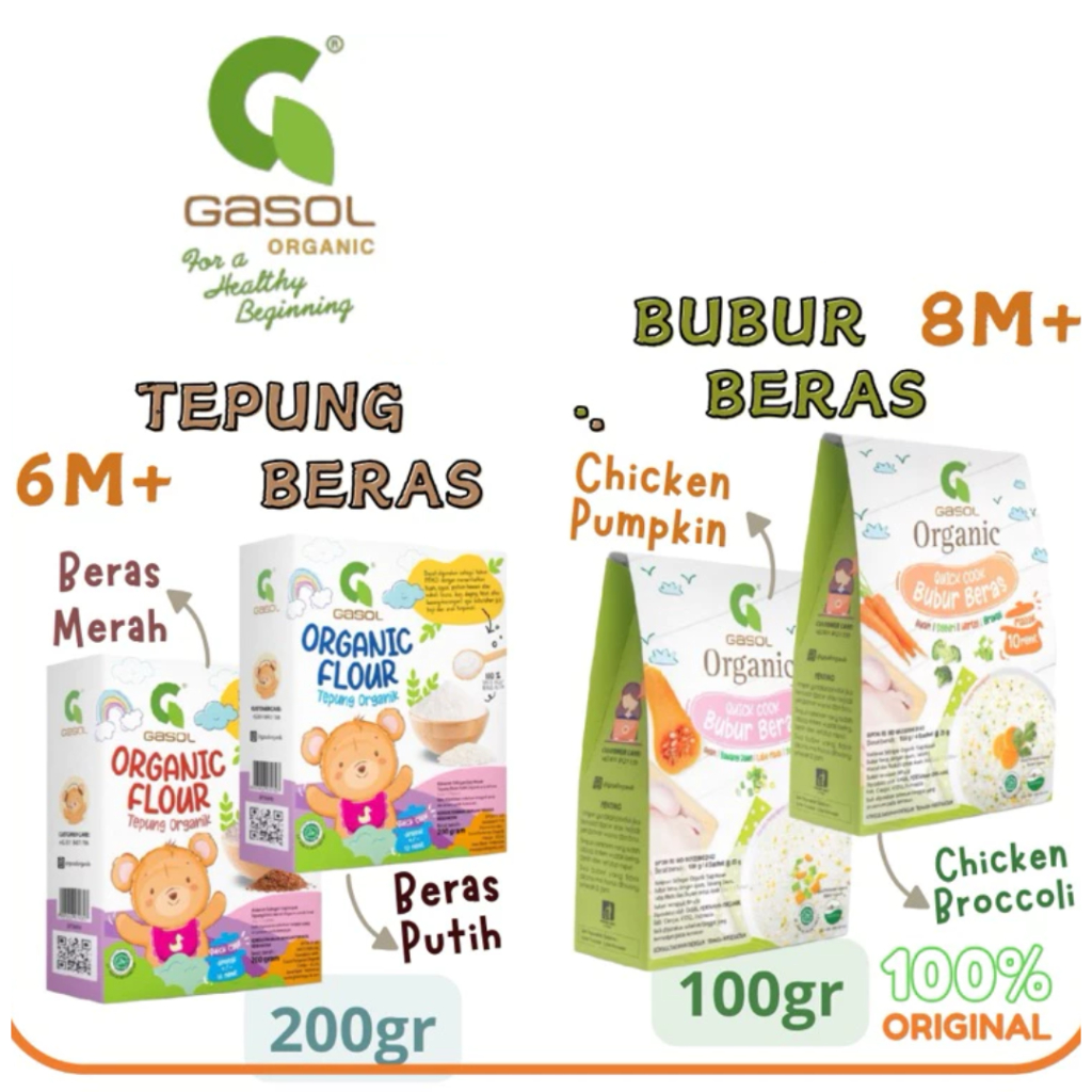 Jual GASOL Quick Cook CHICKEN PUMPKIN Chicken Broccoli Bubur Beras ...