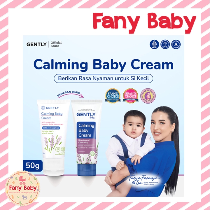 Jual GENTLY CALMING BABY CREAM 50 GRAM | KRIM UNTUK BAYI NEWBORN ...