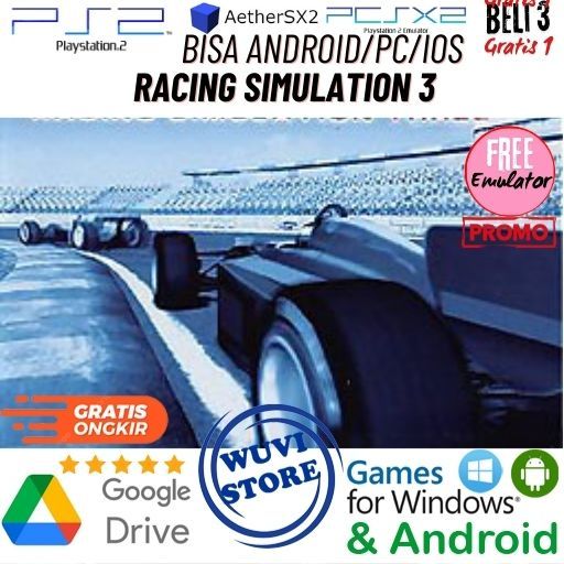 Jual PS 2 Racing Simulation 3 | Bisa di PC / Android / IOS Plus Emulator | Beli 3 Gratis 1 ...