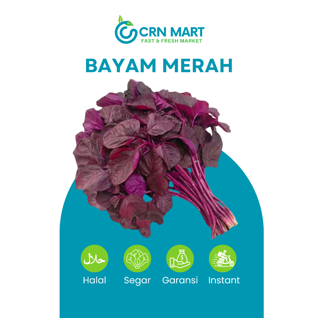 Jual CRN MART - Sayur Bayam Merah Segar/Sayuran Segar/Bayam Merah Fresh ...