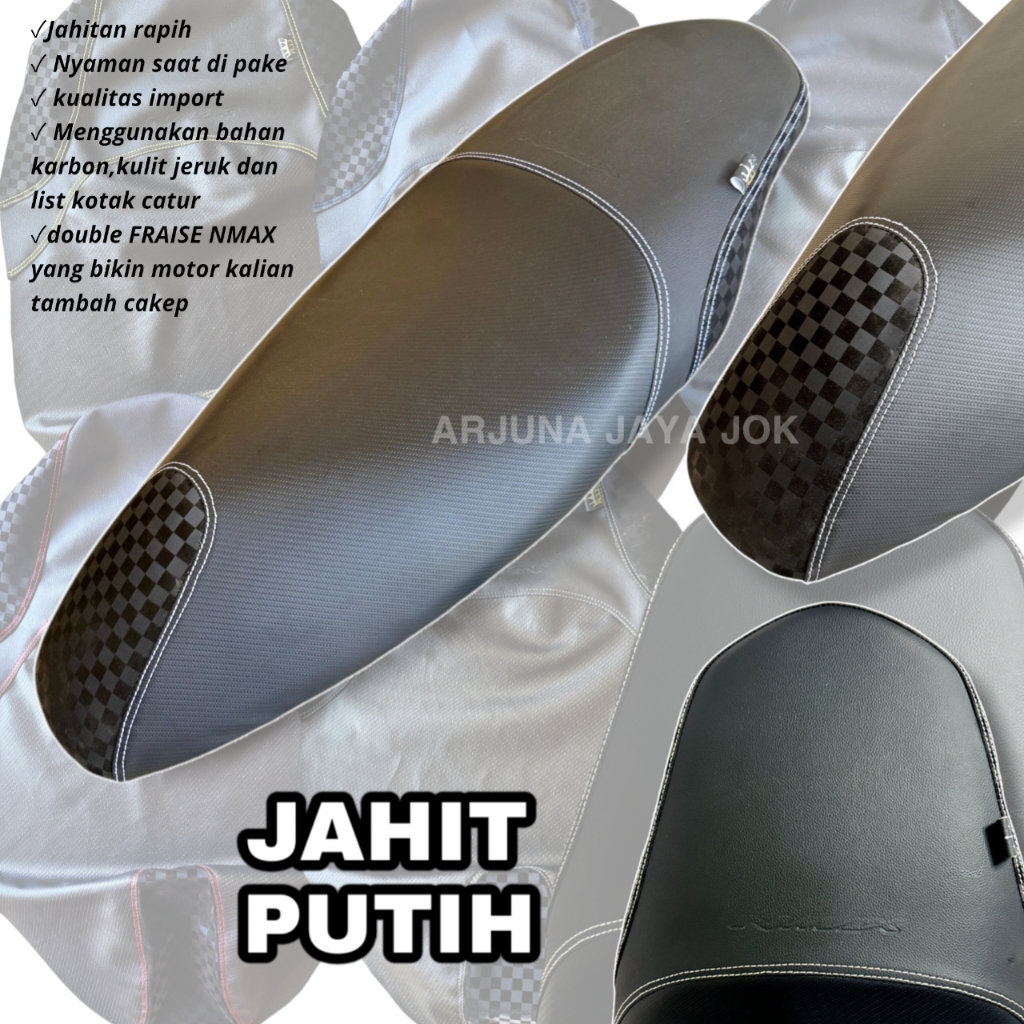 Jual KULIT JOK MOTOR NMAX VARIASI KARBON DAN KOTAK CATUR 3D!!! | Shopee ...