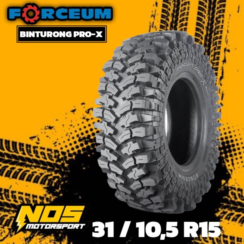 Jual BAN MOBIL XTREME 31 10.5 R15 FORCEUM BINTURONG PRO-X BAN TUBLES ...