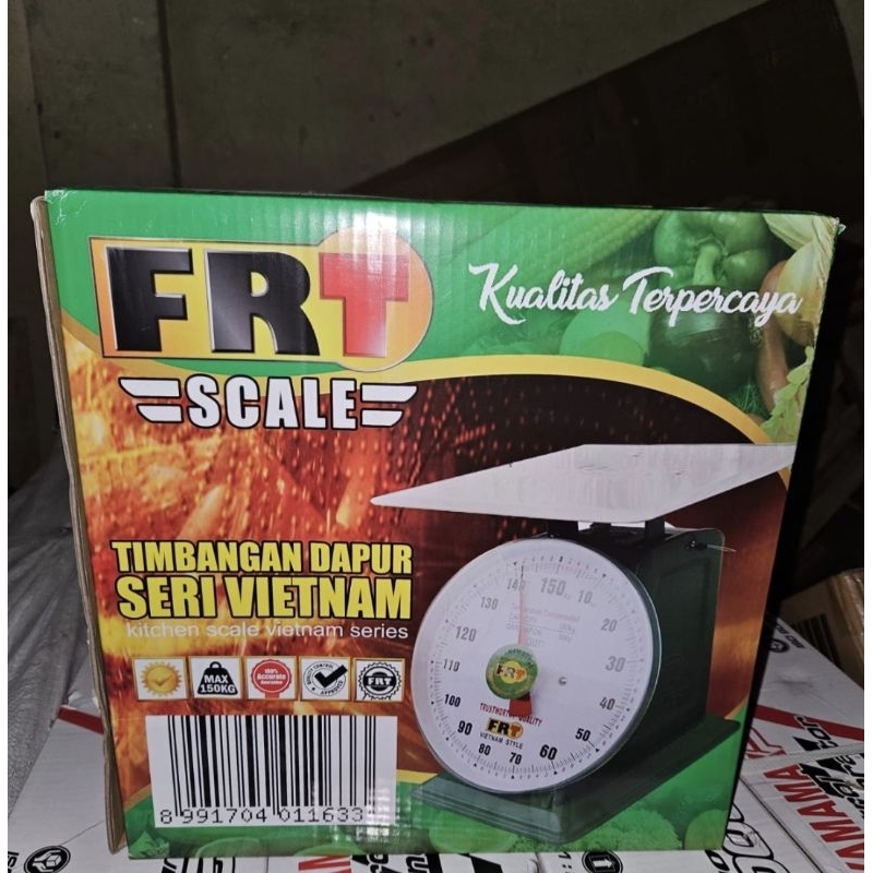 Jual timbang datar MERK FRT 100KG / Timbangan duduk MERK FRT SCALE ...