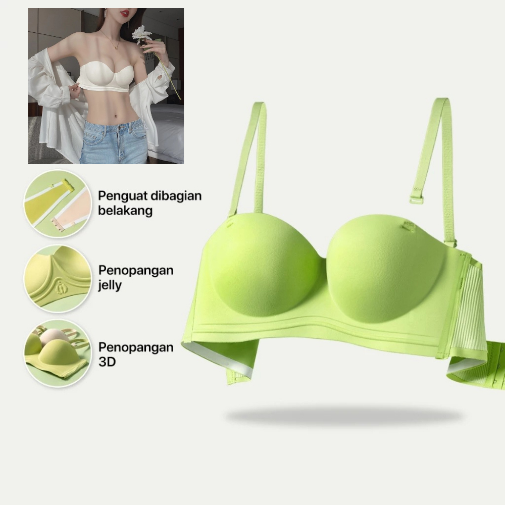 Jual LUX Bra Busa Tebal Tanpa Kawat Bh Push Up Seamless Kait 3 Tali ...