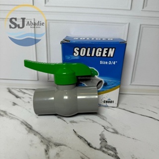 Jual (1 PC) SOLIGEN Ball Valve Stop Kran Body Plastik Tipe C01 1/2 - 3/ ...