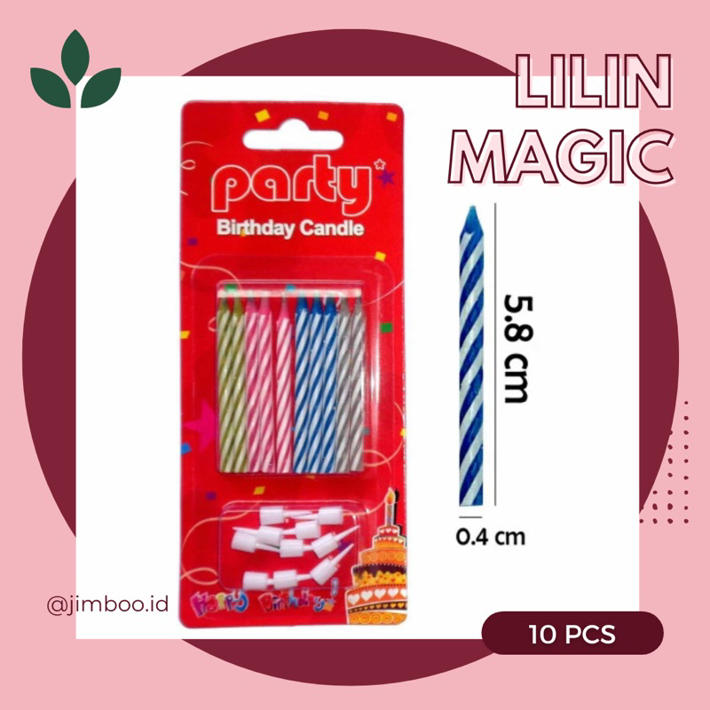 Jual Jimbaran | Lilin Ulang Tahun Ultah Lilin Magic Relighting Candles ...