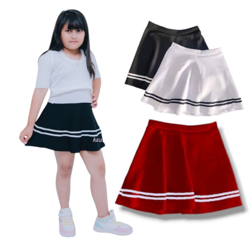 Jual rok anak perempuan mini skirt sport wear olahraga tenis yoga zumba ...