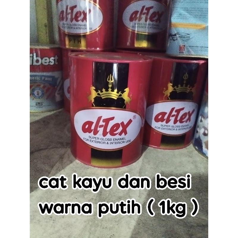 Jual cat besi dan kayu altex ( 1 kg ) putih | Shopee Indonesia