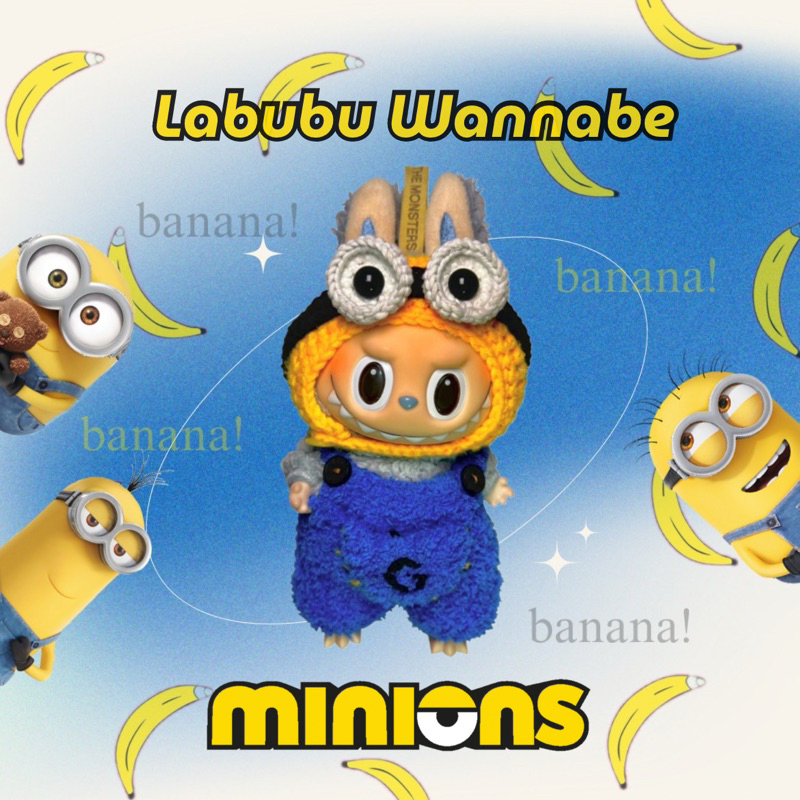 Jual LABUBU WANNABE : MINIONS (BAJU ONLY!) | Shopee Indonesia