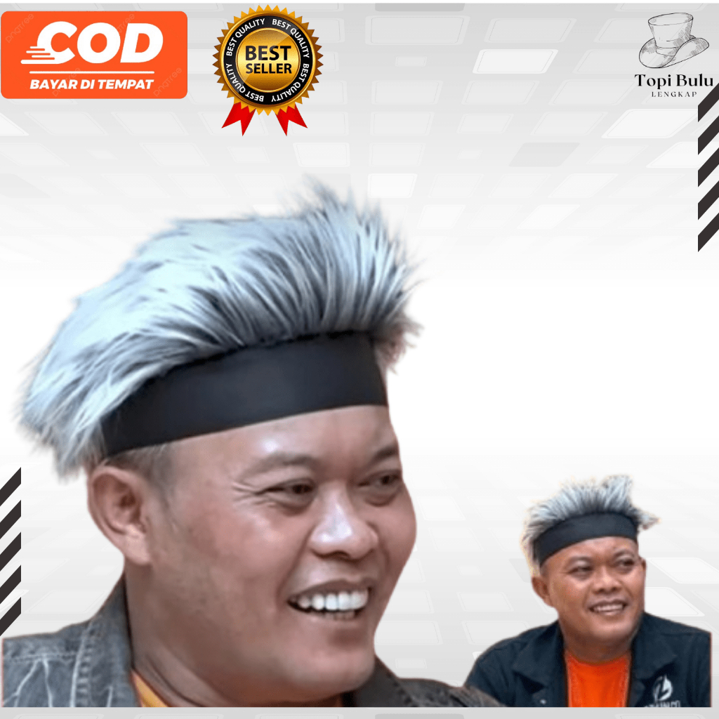 Jual topi rambut naruto premium topi ada rambut palsu / rambut palsu ...